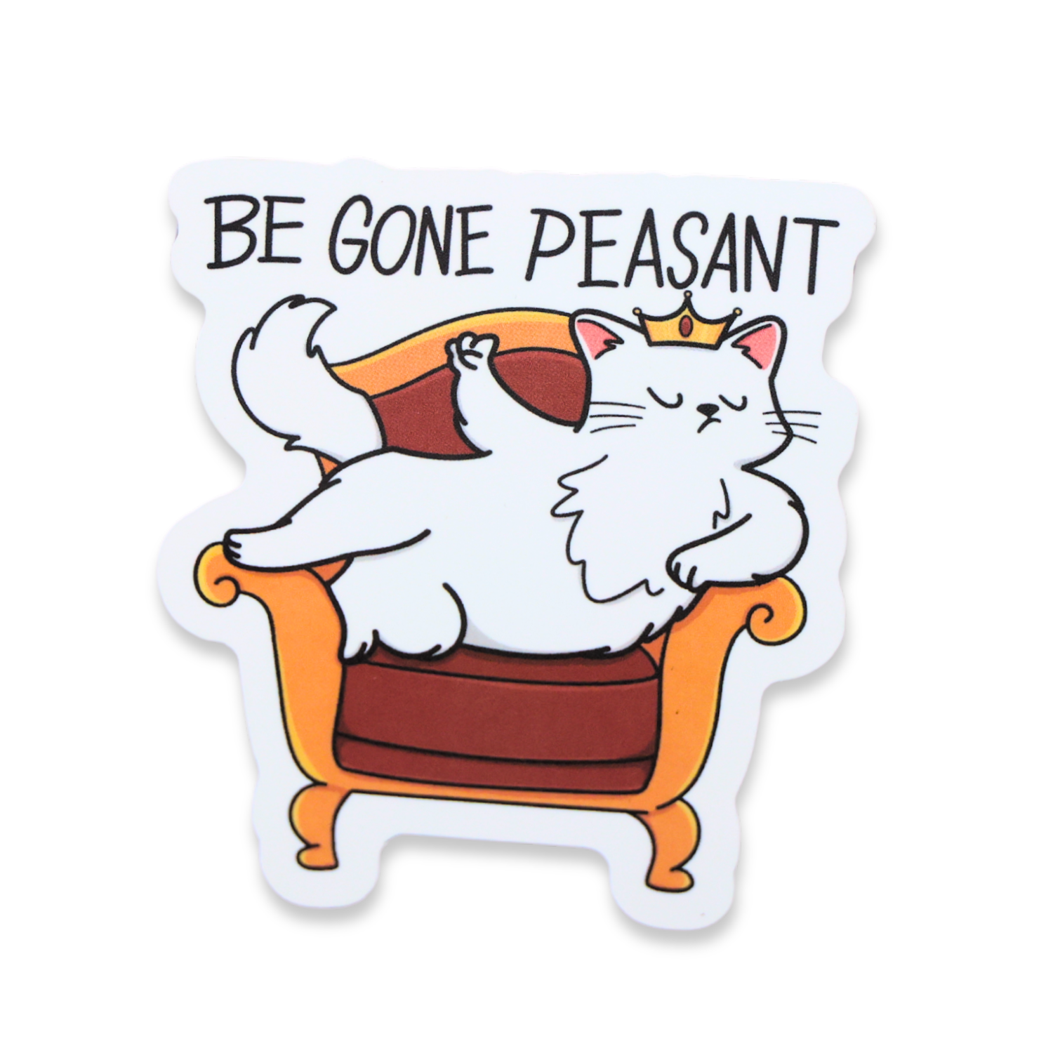 Be Gone Peasant Sticker – The Silly Goose Unapologetic Gifts & Novelties