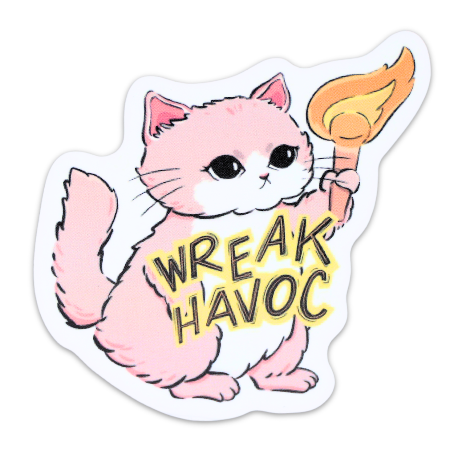 Wreak Havoc Funny Vinyl Sticker – The Silly Goose Unapologetic Gifts ...