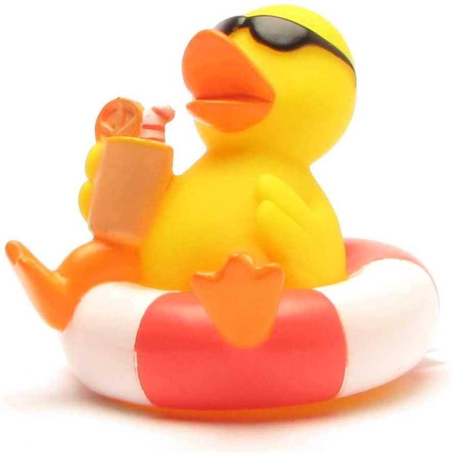 Rubber duck in a swimming band - rubber duck – The Silly Goose ...