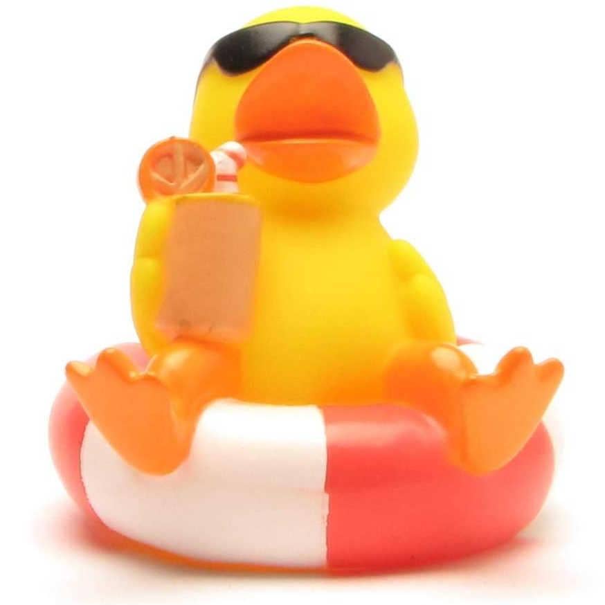 Rubber duck in a swimming band - rubber duck – The Silly Goose ...